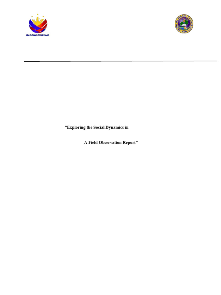 Field Observation in Psychological Research | PDF | Psychology | Mental Health
