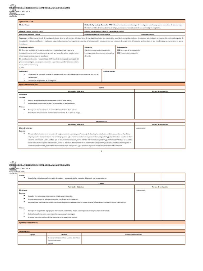 6-Progresion 6 Laboratorio Investigacion | PDF | Aprendizaje | Cognición