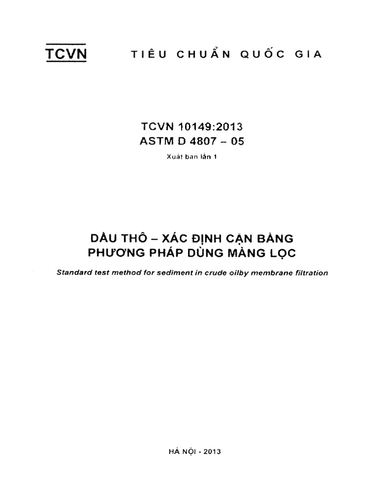 Van Ban GocTCVN_QCVN So TCVN 10149_2013 (ASTM D 4807-05) Ngay 30-11--0001 (Con Hieu Luc) - Copy ...