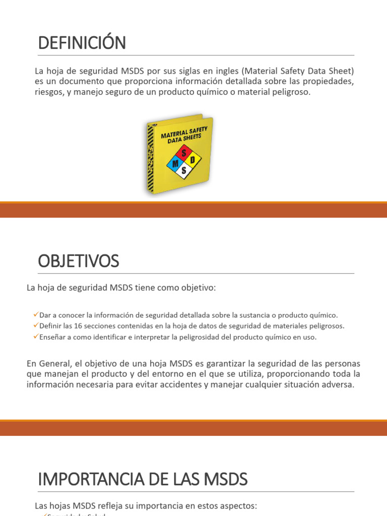 Hojas MSDS y Sistemas de Clasificación y Etiquetado | PDF | Valores | Mercancías peligrosas