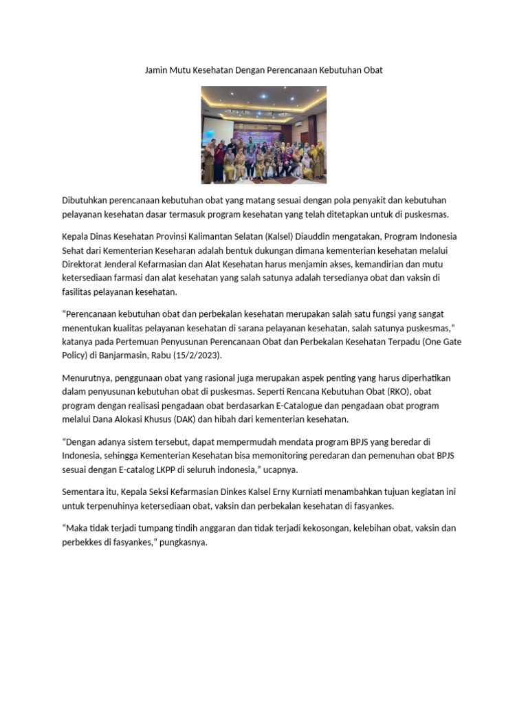 Perencanaan Kesehatan 2025-WPS Office | PDF