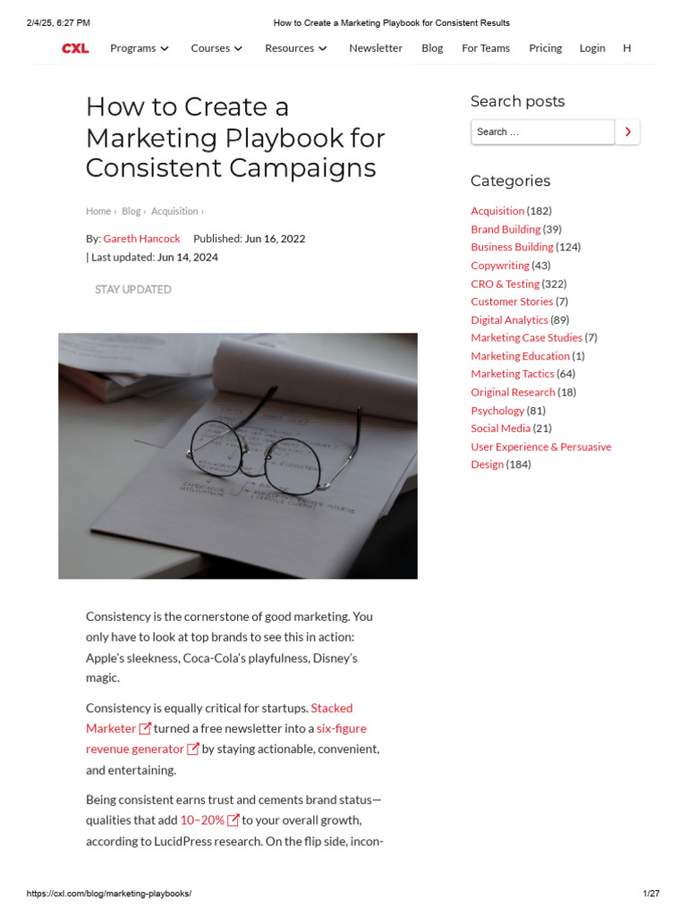 Create a Marketing Playbook Guide | PDF | Marketing | Brand