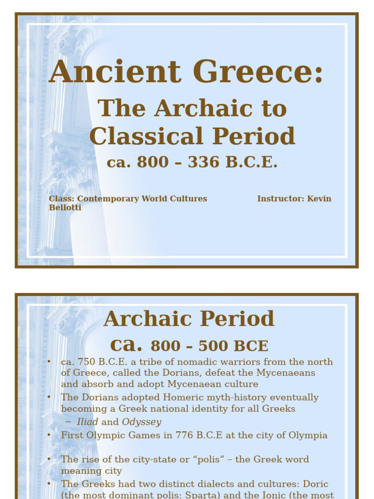Archaic&Classical GK2 Map Sum 14 | PDF | Sparta | Peloponnesian War