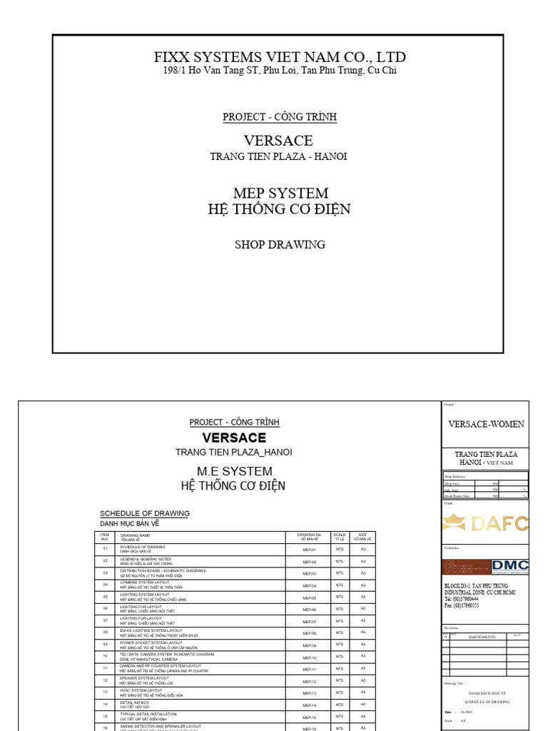Shop Drawing Versace Women TTP | PDF