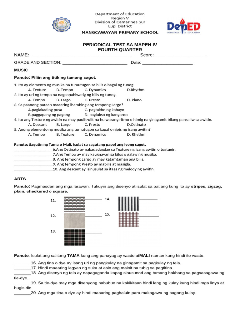 MAPEH | PDF