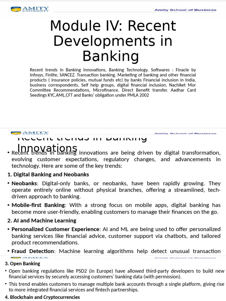 Module 4 BFI | PDF | Microfinance | Financial Inclusion