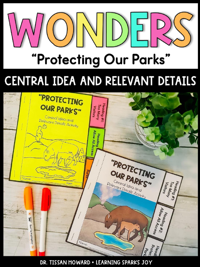 ProtectingOurParksCentralIdeaRelevantDetailsGrade3WondersUnit1 1 | PDF