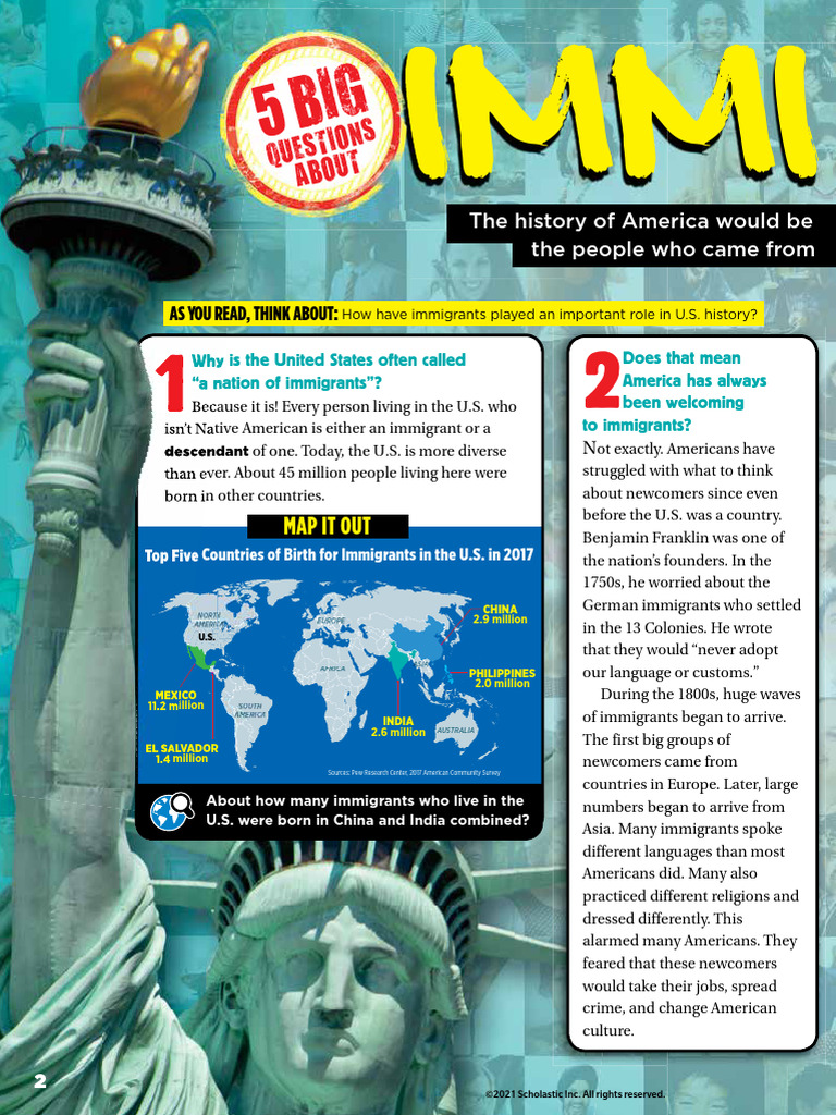 5 Big Questions About Immigration | PDF | Immigration | The United States
