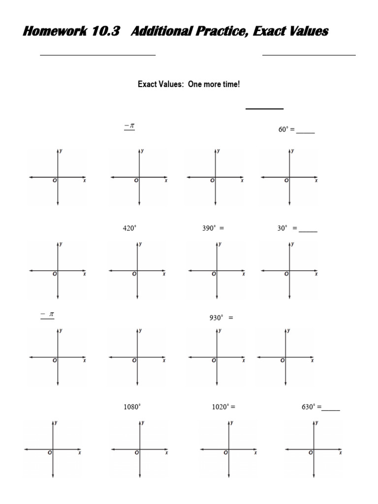 Unit 10 Homework - Alg. 2-5 | PDF