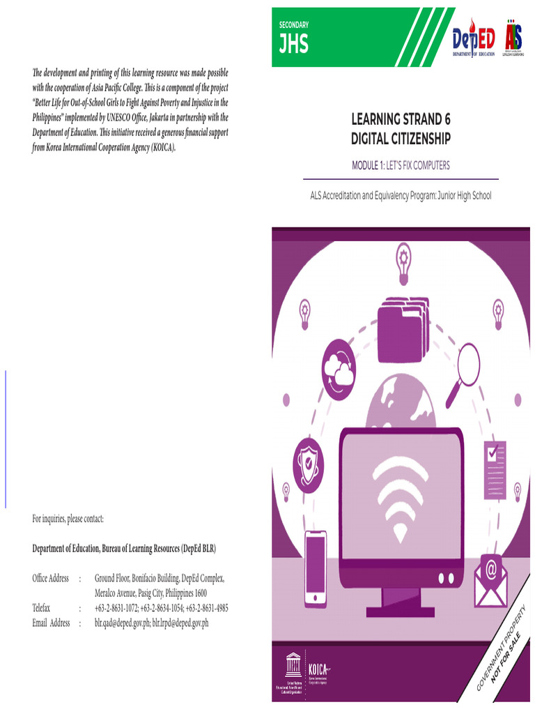 Unesco Als Ls6 Digicit m01-V1.2-Cute-1 | PDF | Computer Virus | Operating System