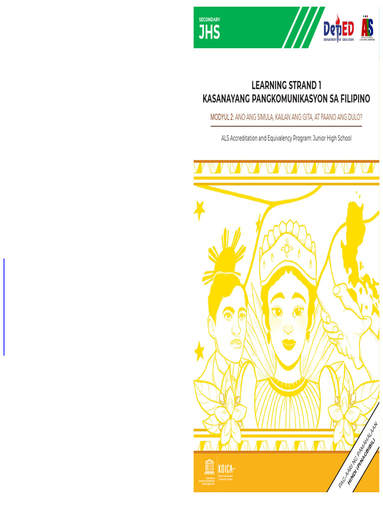 Unesco Als Ls1 Filipino m02-Cute | PDF