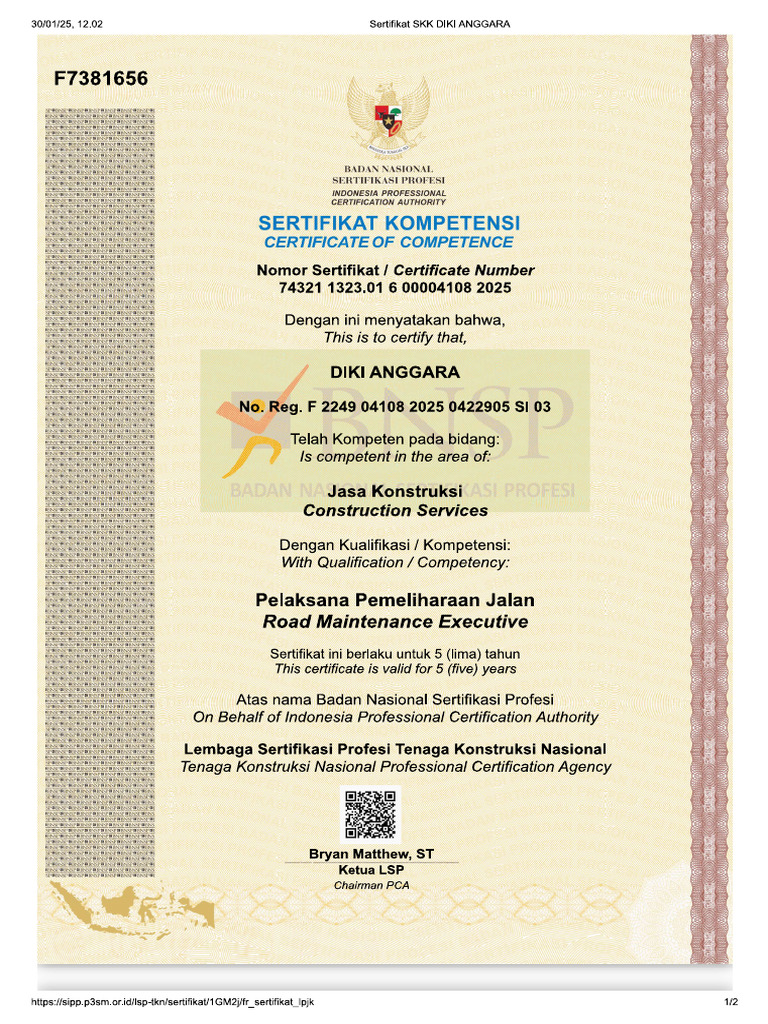 SKK JALAN DIKI ANGGARA | PDF