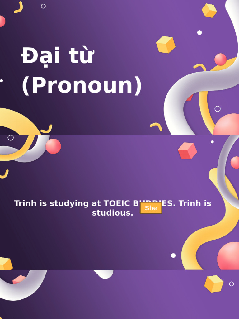 Grammar 1 - Pronoun - Updated | PDF
