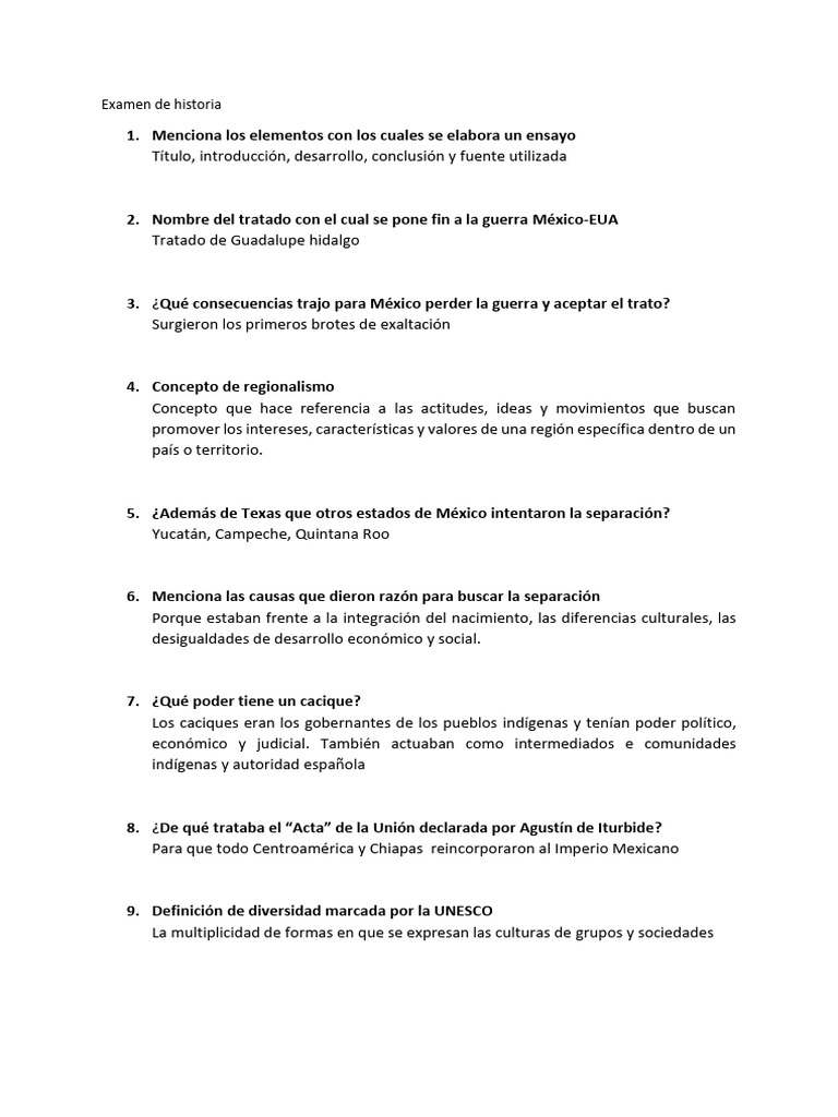 Proyecto de Historia 3a | PDF