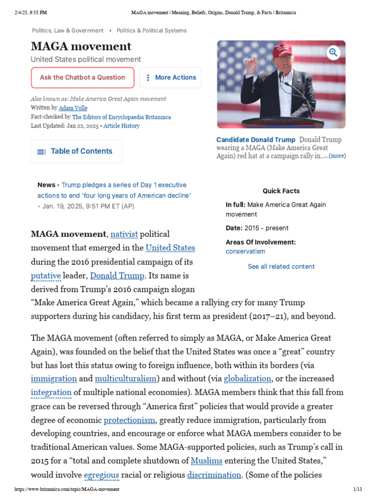 Understanding the MAGA Movement | PDF | Donald Trump | American Government