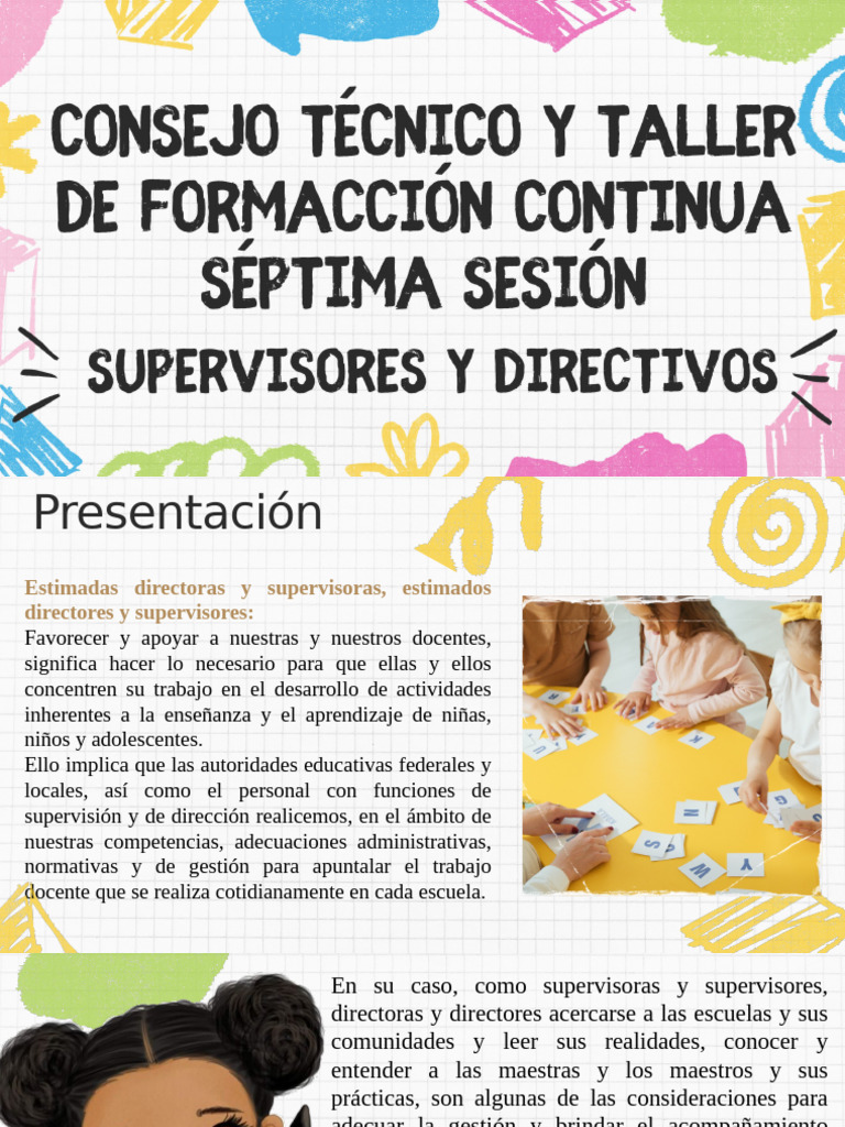 PRESENTACIÓN DIRECTIVOS SEPTIMA SESIÓN | PDF | Enseñando | John Dewey