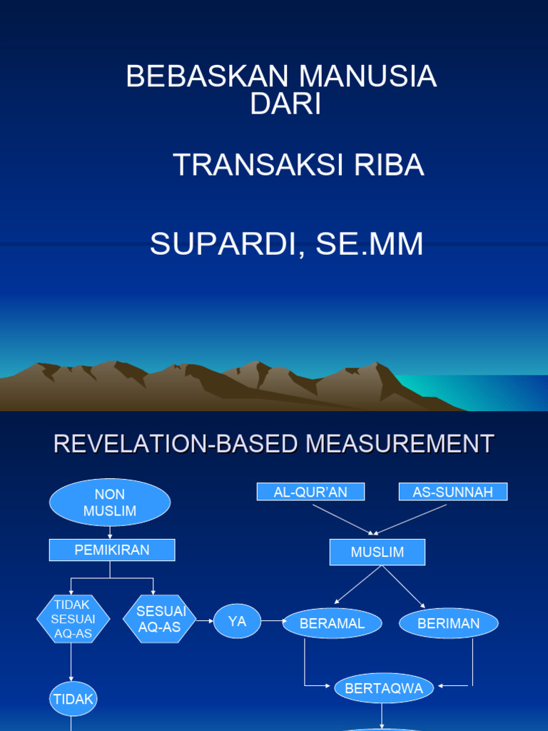 Pengertian Riba | PDF