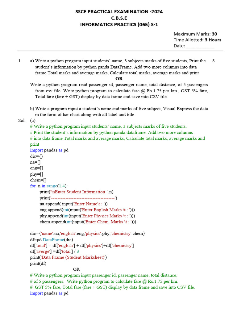 Ssce-2025 Practical Test Solution | PDF | Data Management | Databases