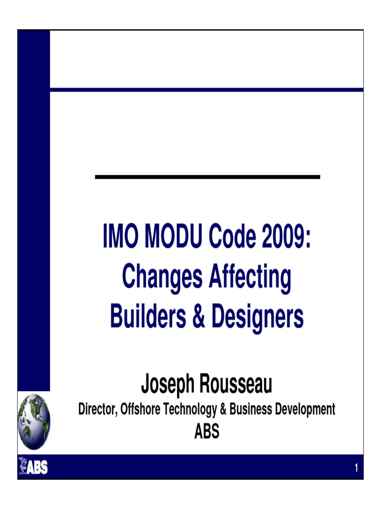 2009 Modu Code | PDF