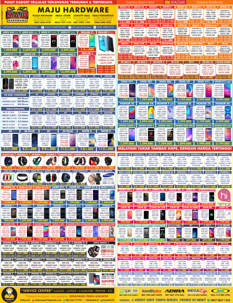 Brosur Update New | PDF | 4 G | I Phone