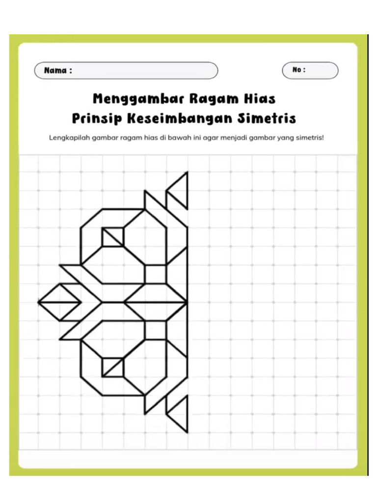 Gambar Simetris | PDF