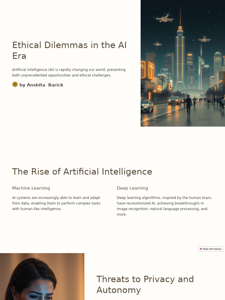 Ethical Dilemmas in The AI Era | PDF | Artificial Intelligence ...