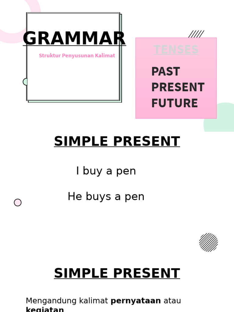 Simple Present Tense | PDF | Linguistic Typology | Language Mechanics