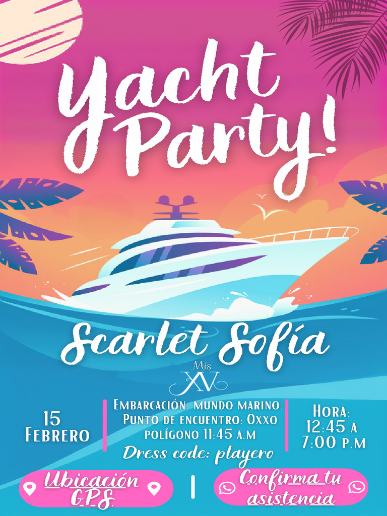 Invitación de Scarlet Sofia | PDF