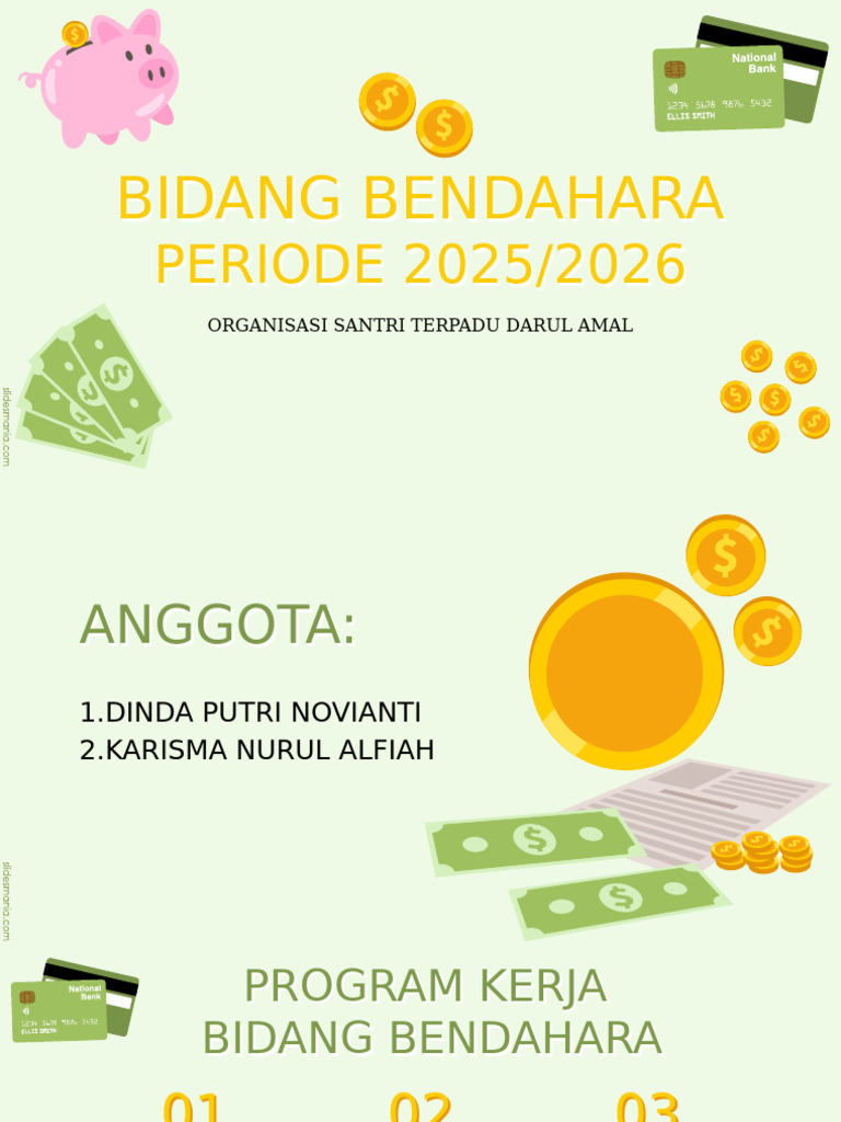 Proker Bidang Bendahara 2025 | PDF
