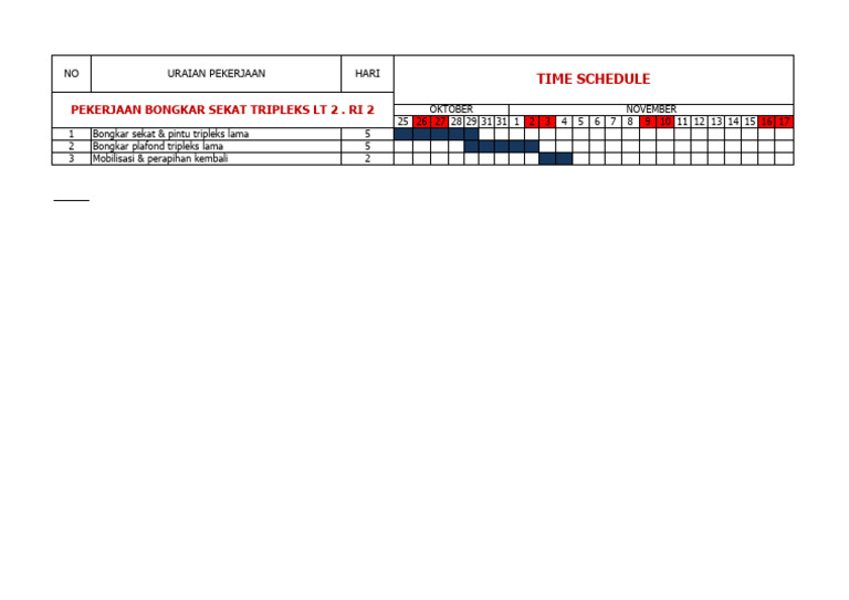 24 00120 r01 rab Rinnai Indonesia (Cikupa, Pekerjaan Bongkar sekat tripleks LT.2 RI 2) TS | PDF
