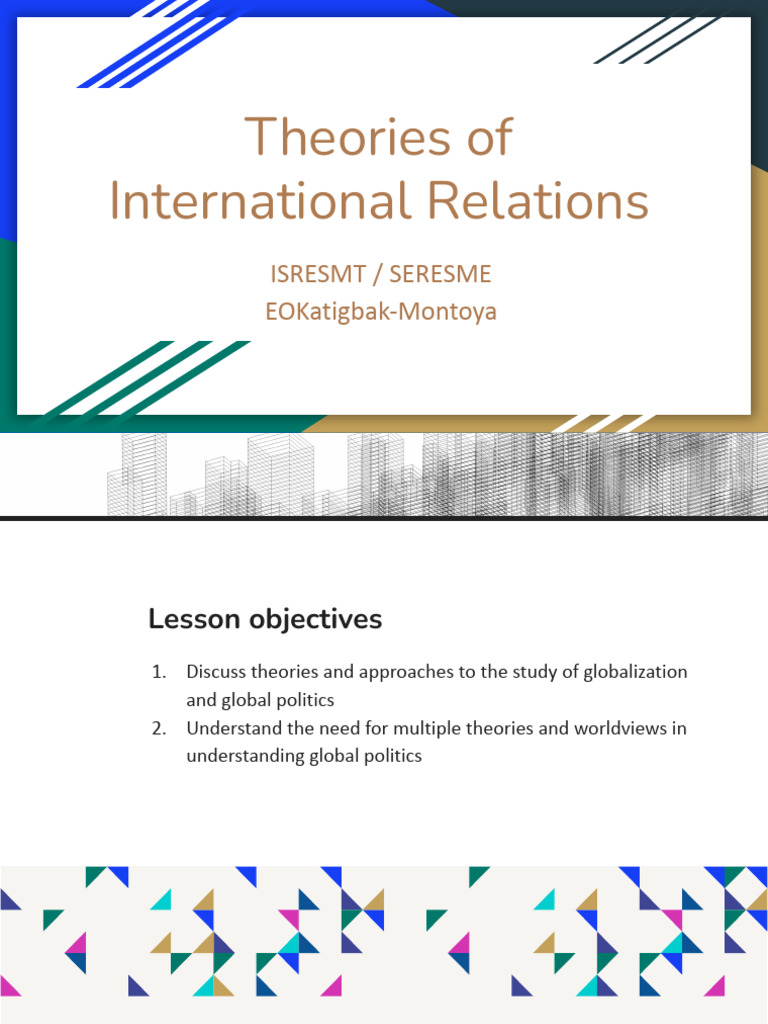 Theories of International Relations Explained | PDF | Political Science ...