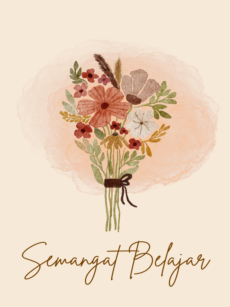Inspirasi Contoh Sampul Buku Karangan Bunga | PDF