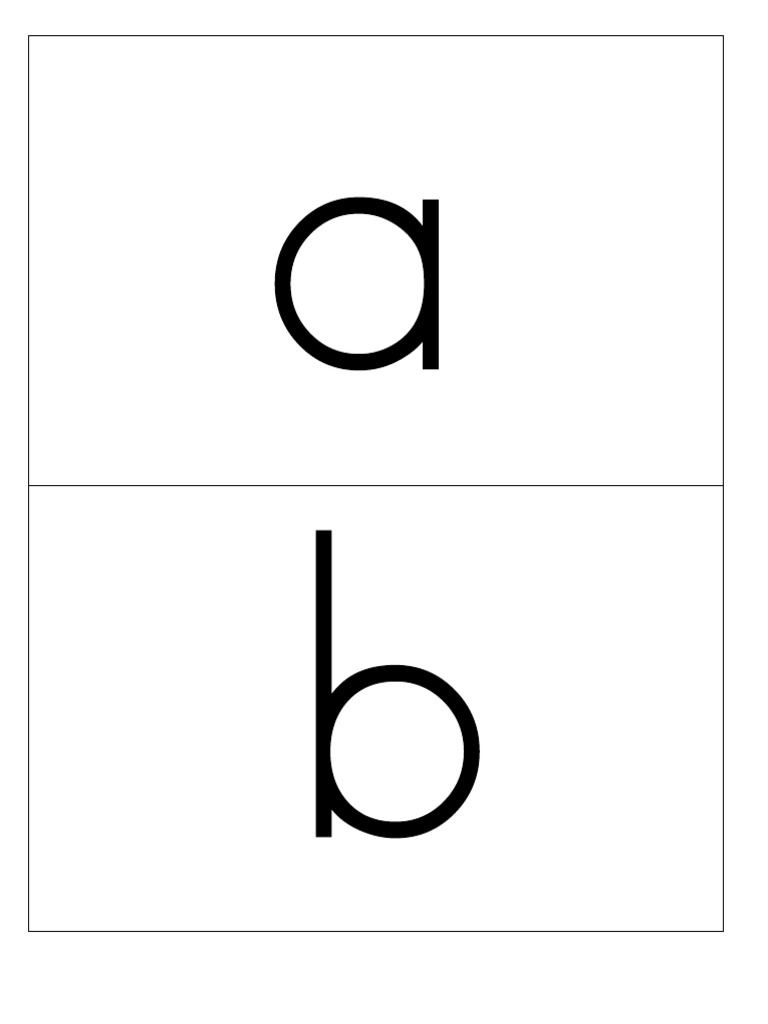 Flashcards Giant Alphabet Lower | PDF