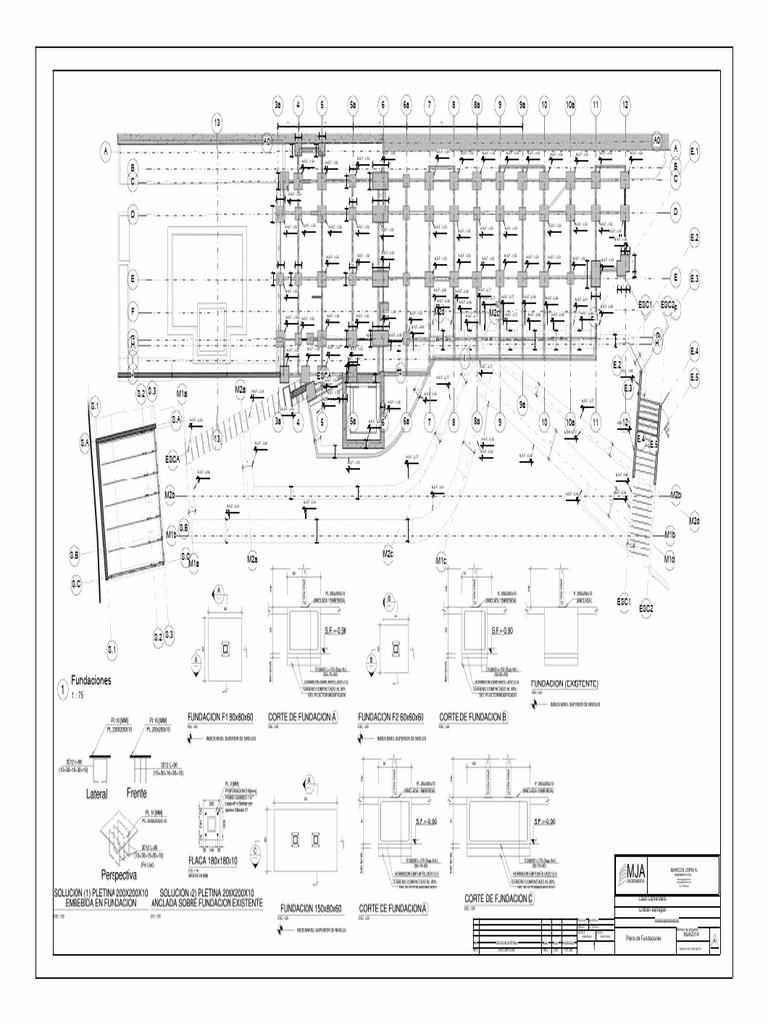 Casa CR 20241231 - Plano - 1 - Plano de Fundaciones | PDF