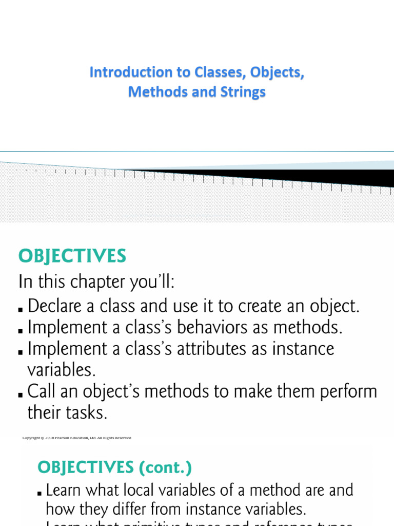 Introduction To Classes | PDF | Class (Computer Programming) | Constructor (Object Oriented ...