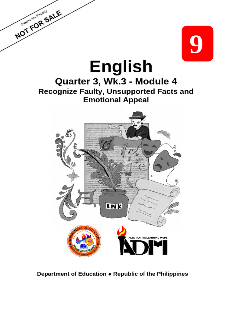 English9 - q3 - Mod4 - Recognize Faulty Logic Unsupported Facts and ...