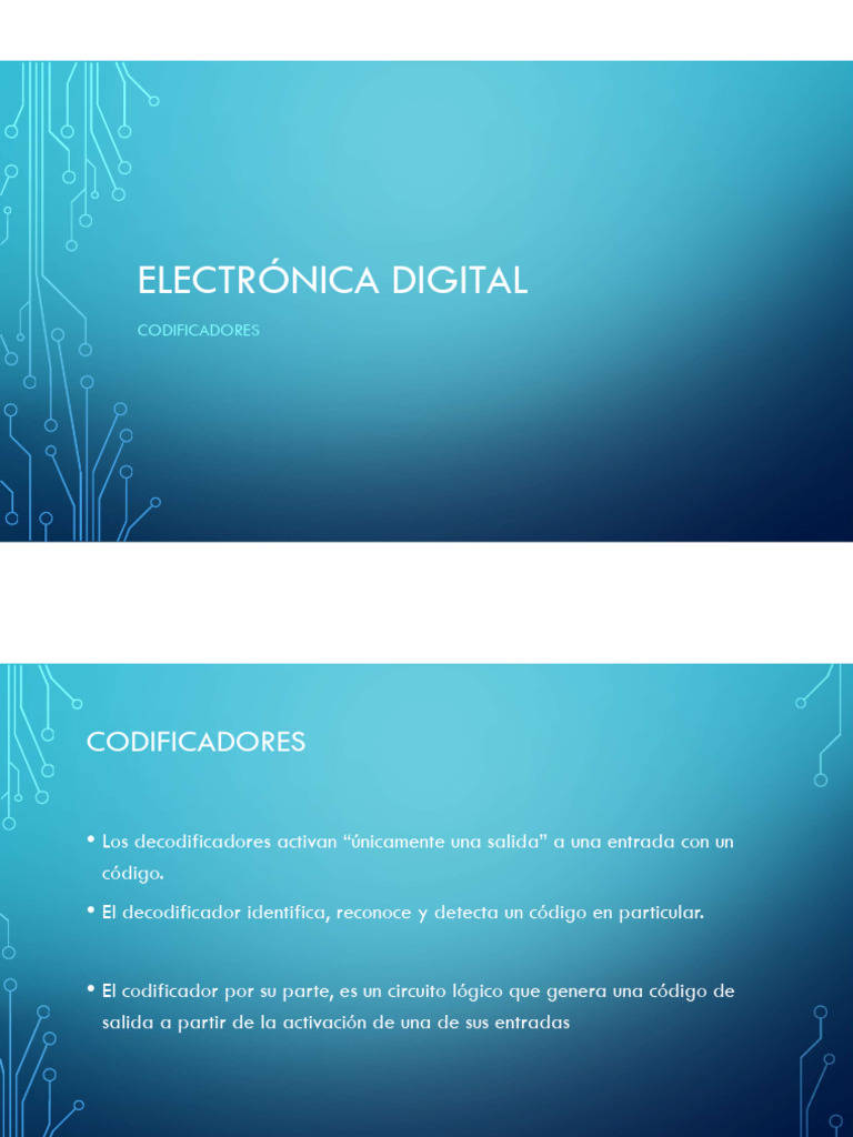 MATERIA Codificadores | PDF