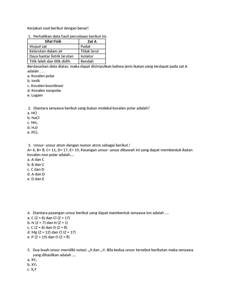 Soal ATS KELAS XI | PDF