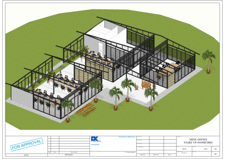 1.rencana Isometric Start Up Mine Office | PDF