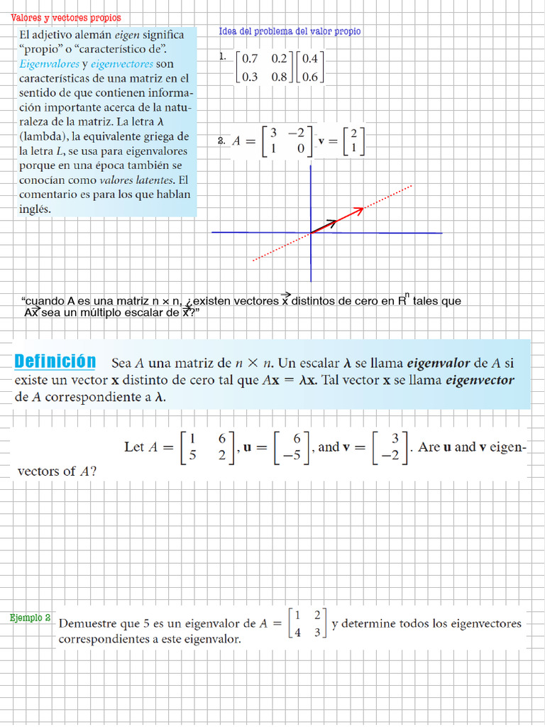 valores y vectores propios(1) | PDF