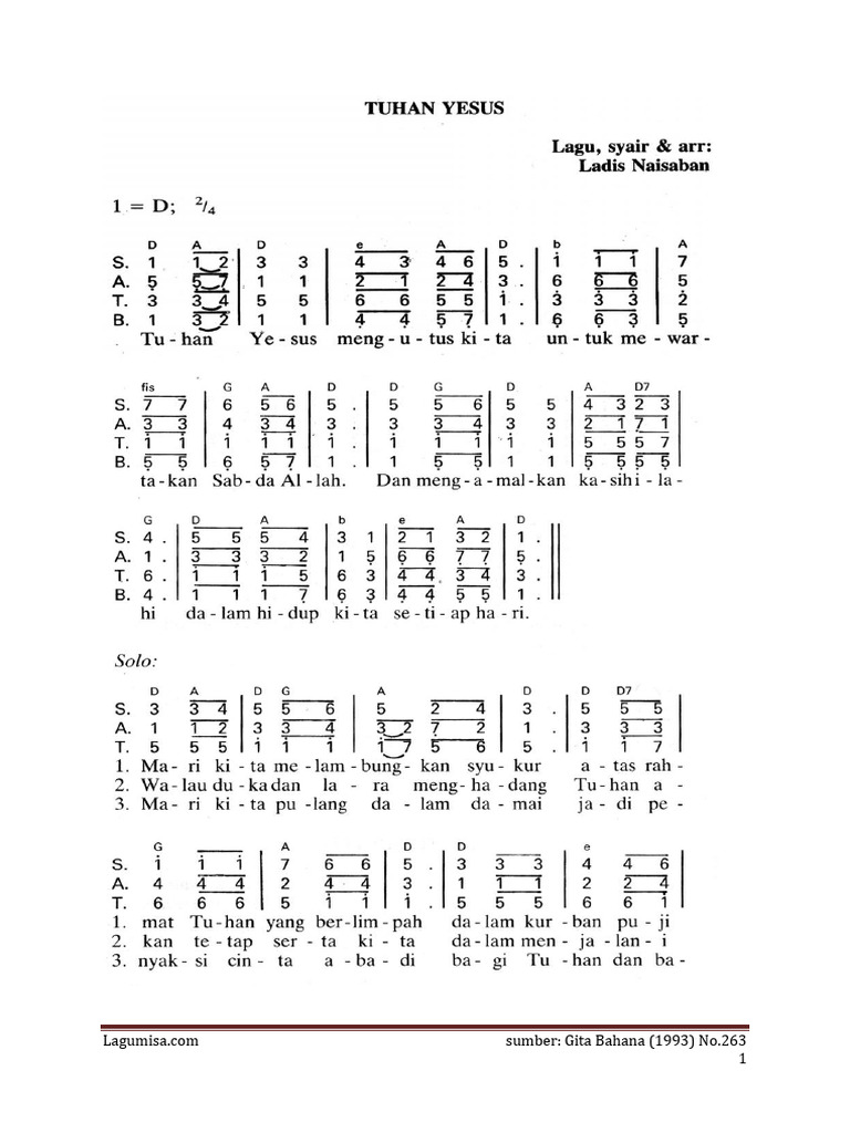 Tuhan Yesus Penutup | PDF