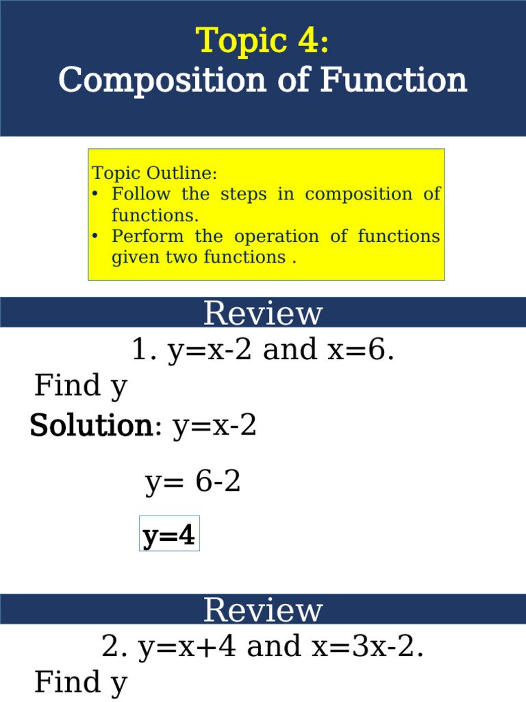 GenMath Q2 T4 Composition-of-Function | PDF