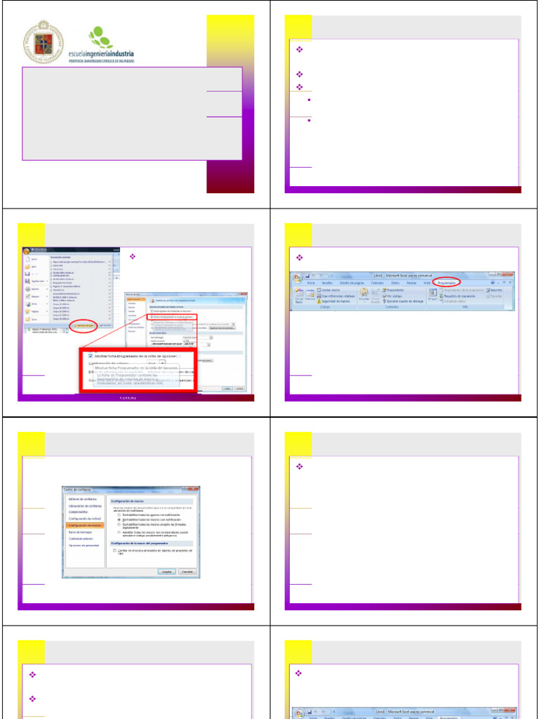 VBA en Excel | PDF | Macro (informática) | Visual Basic para Aplicaciones