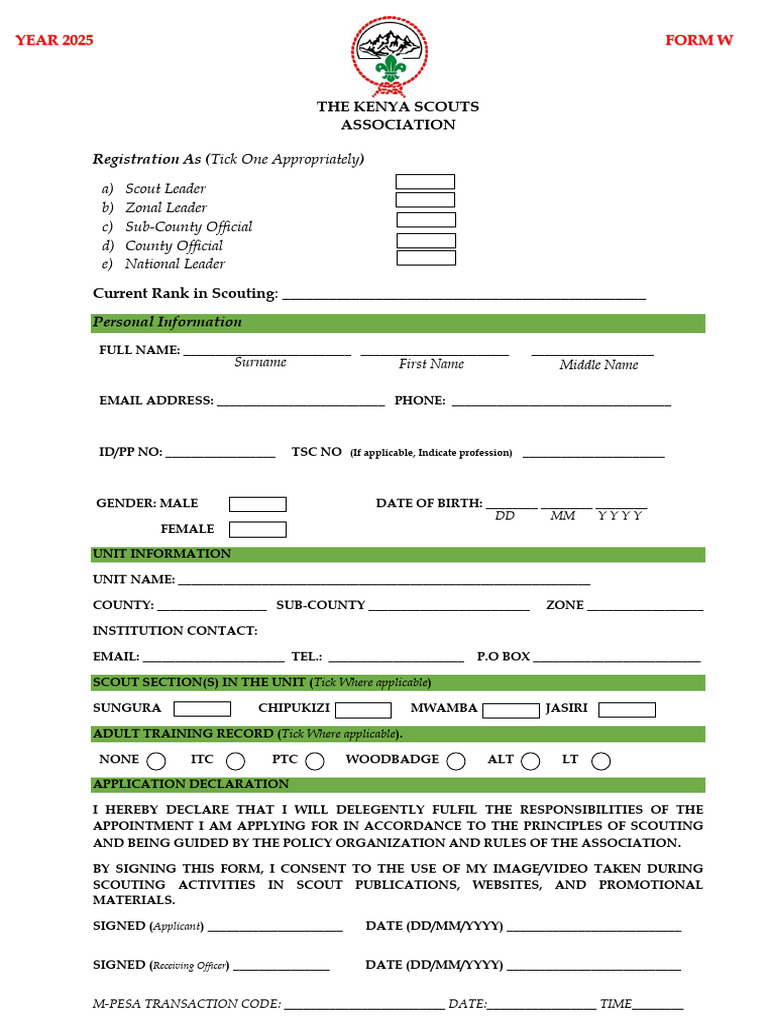 Revised FORM W - 2025 | PDF