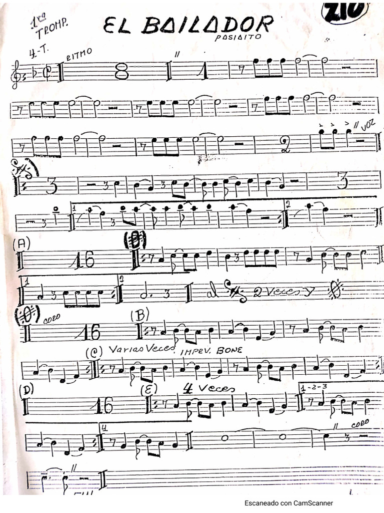 El Bailador Trompeta 1 | PDF
