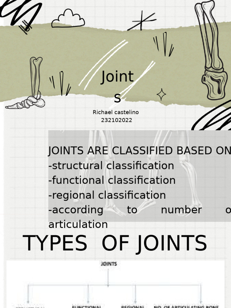 Classification of Joints - 20240223 - 090548 - 0000 | PDF | Joint ...