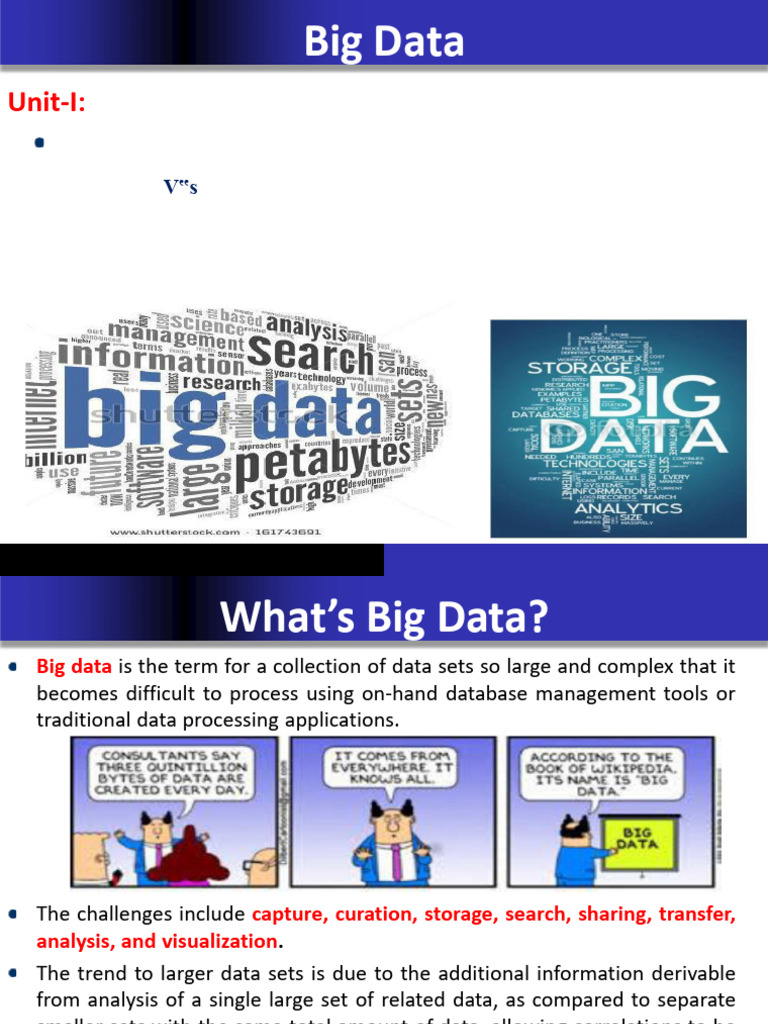 BD-Unit-1 | PDF | Cloud Computing | Big Data
