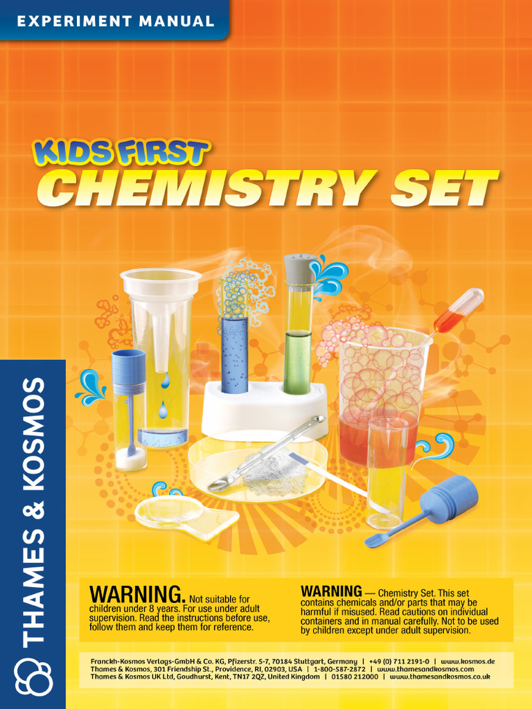 Kidsfirstchemistryset Manual | PDF | Chemical Elements | Atoms