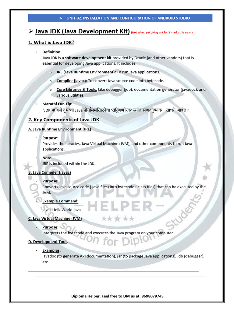 Unit 02. MAD (22617) | PDF | Java (Programming Language) | Java ...