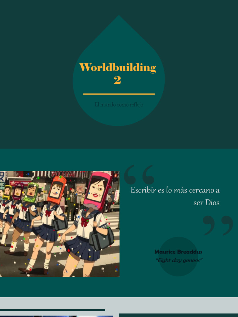Clase 10. Worldbuilding 2 | PDF